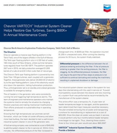 Generación de Energía | Lubricantes Chevron (Latin America)